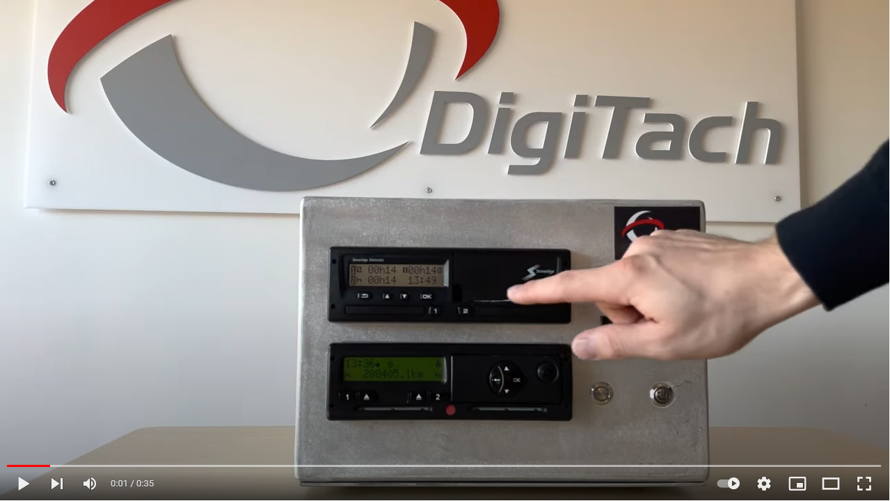 Skift lokaltid på tachograf - DigiTach