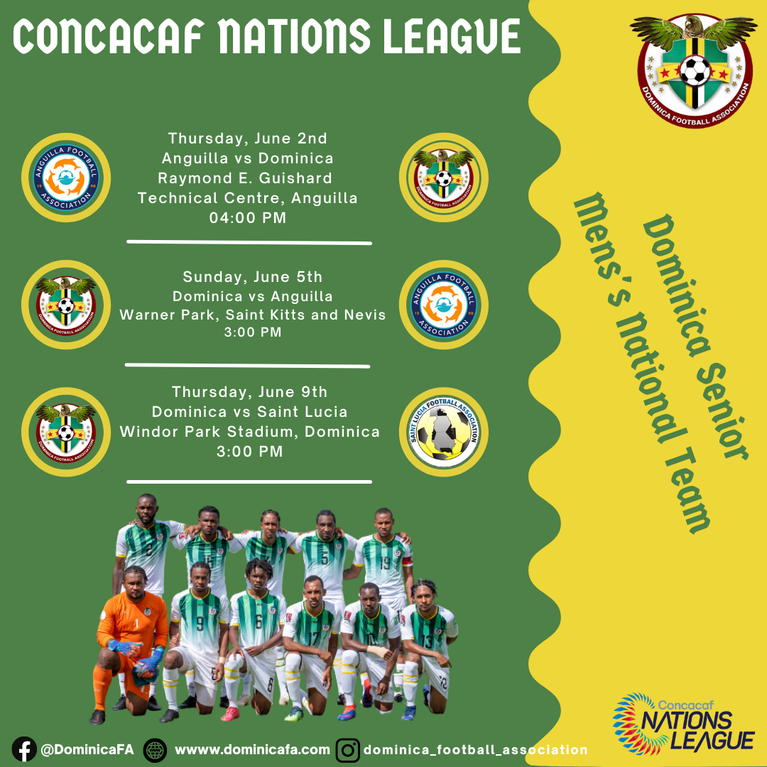 Nations League Fixtures – June