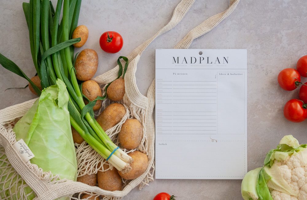 Madplan på A5 blok – åhh jeg har glædet mig til den her nyhed