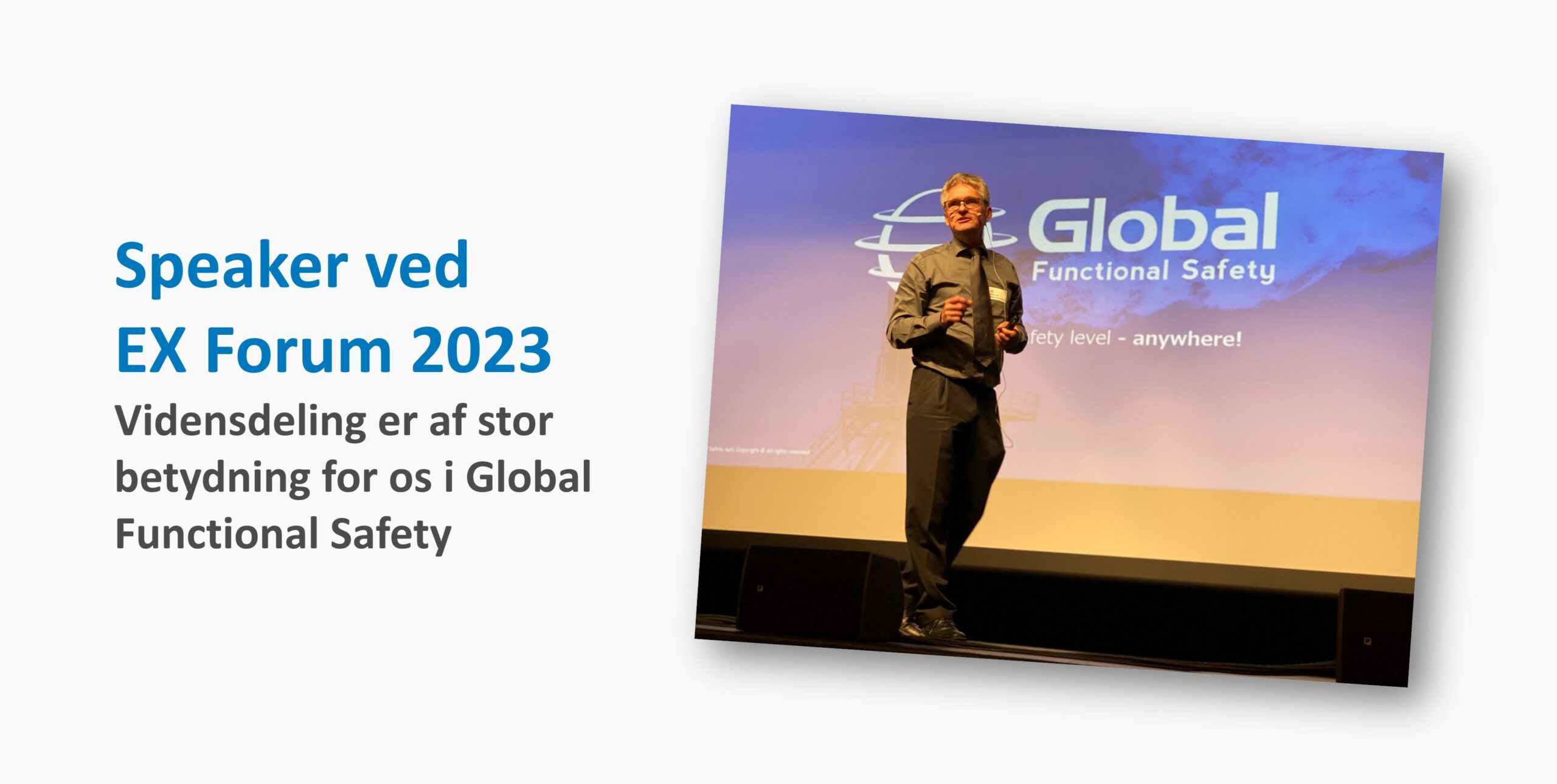 Speaker ved EX Forum maj 2023 - DotBlue.dk