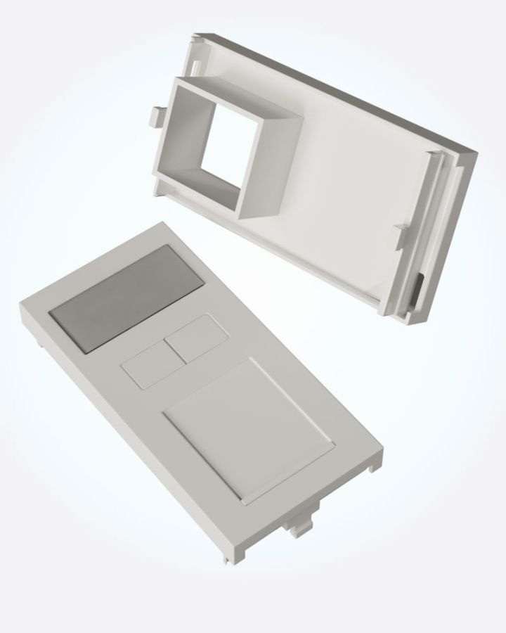 DTECH Shutter Module For Keystone Jacks White