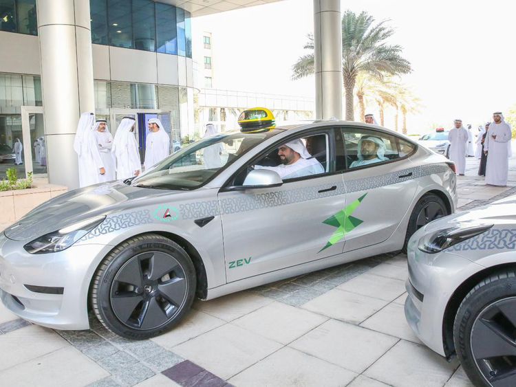 Abu Dhabi's new Tesla taxis boost UAE transport sector sustainability ...