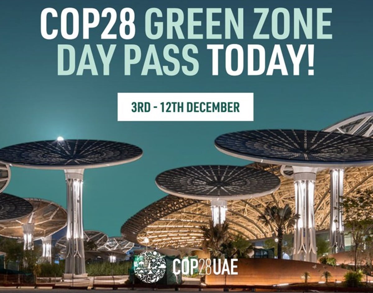 Get a Green Zone Day pass for COP28: Secure your spot! - Dubai Vibes ...
