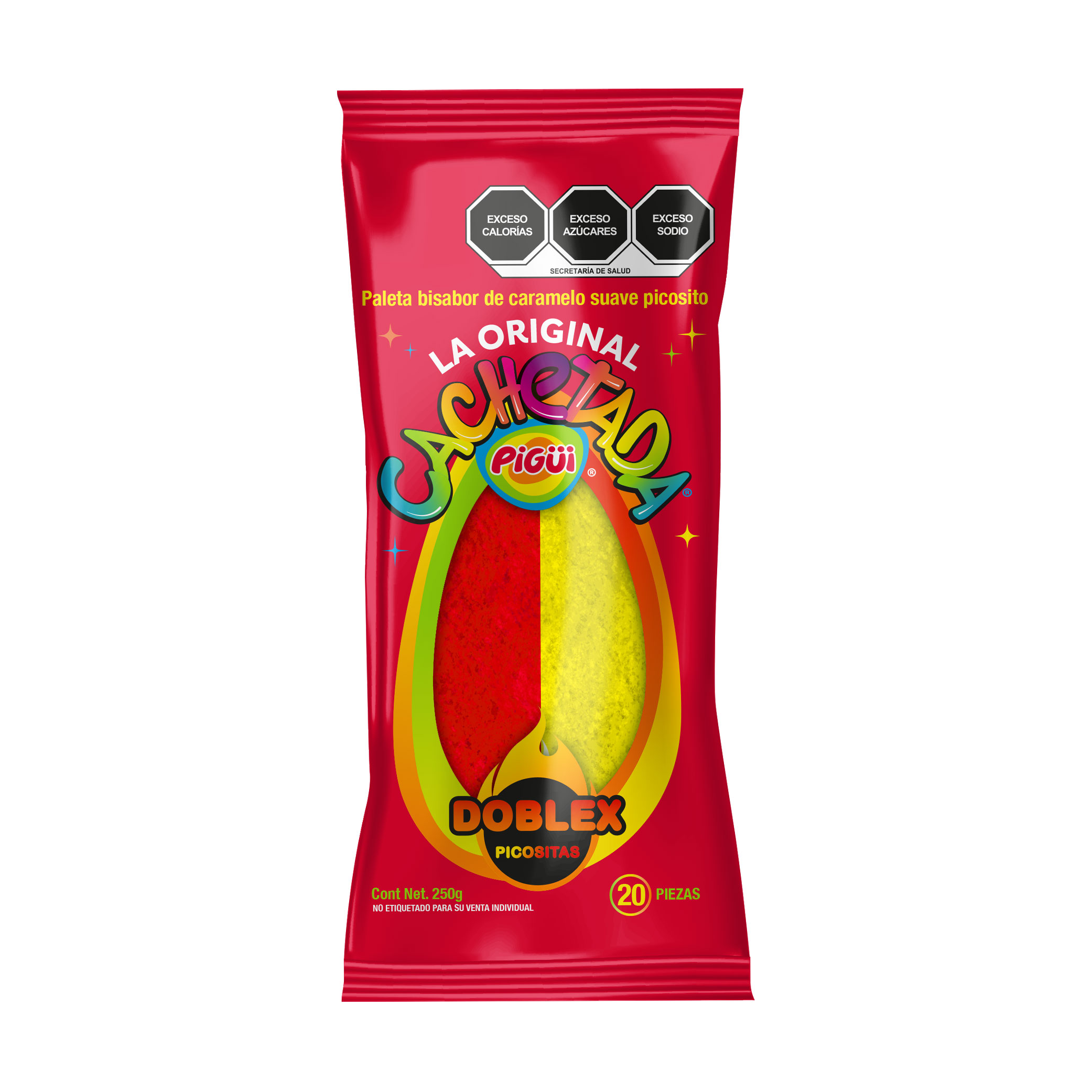 Cachetada Doblex® Empaque con 20 pzas. – Dulces Pigui®