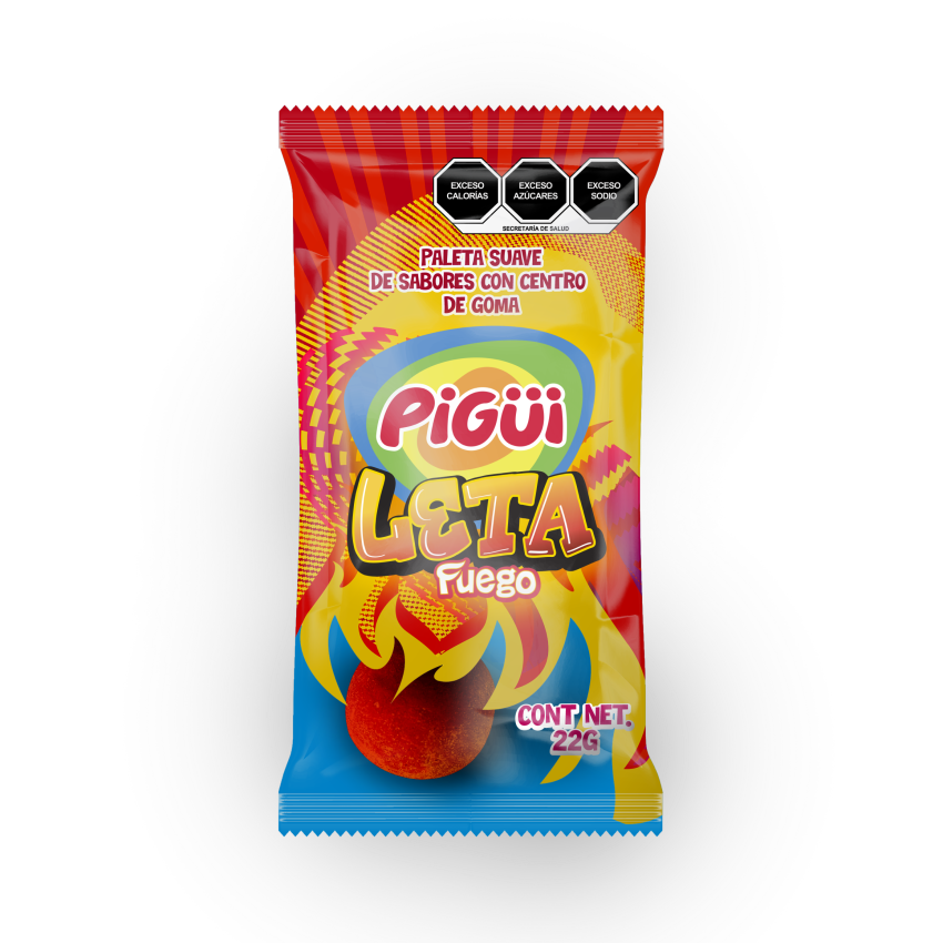 Piguileta Fuego® Tira con 12 pzas. – Dulces Pigui®