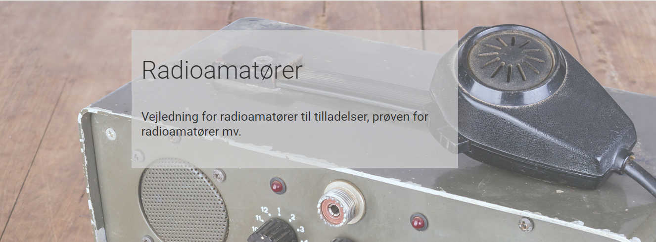 Link til Energistyrelsen - Experimenterende Danske Radioamatører