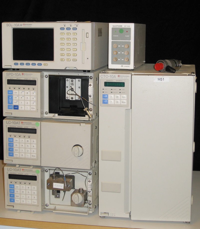 Shimadzu LC-10AT-system - Elsichrom