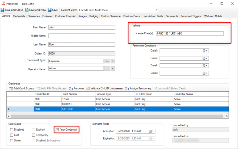 Seamless ANPR Integration for C•CURE 9000 by Encode Labs