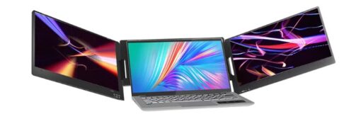 Trippel skjerm for bærbar PC - 14-tommers Full HD 1080P Bærbar