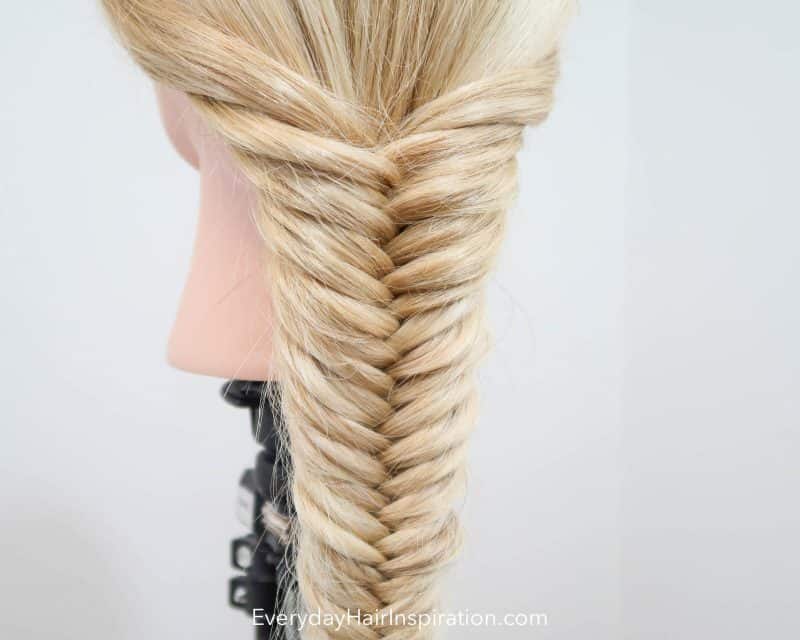 Fishtail braid - Everyday Hair inspiration