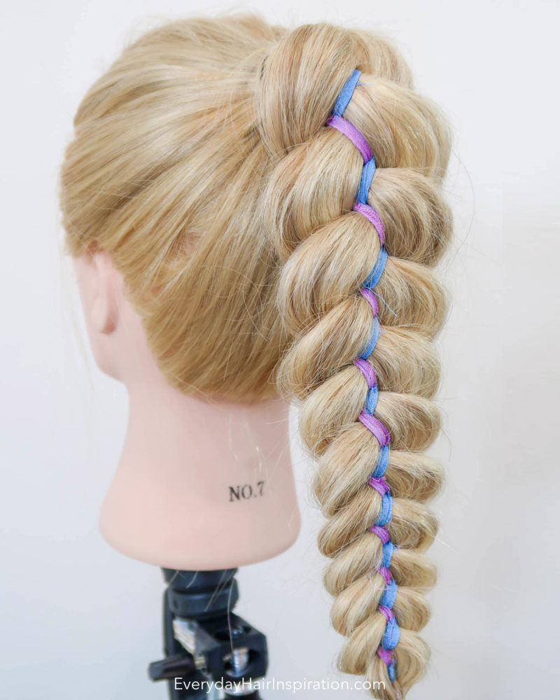 5 Strand Ribbon Braid - Everyday Hair inspiration - Ribbon Braids