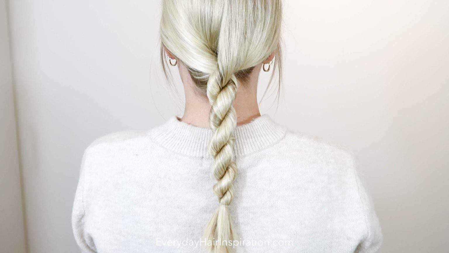 How To Rope Braid Your Own Hair - Everyday Hair inspiration