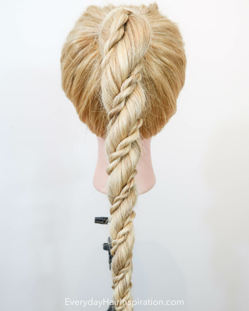 How To Rope Braid With Tiny Rope Braids - Everyday Hair inspiration