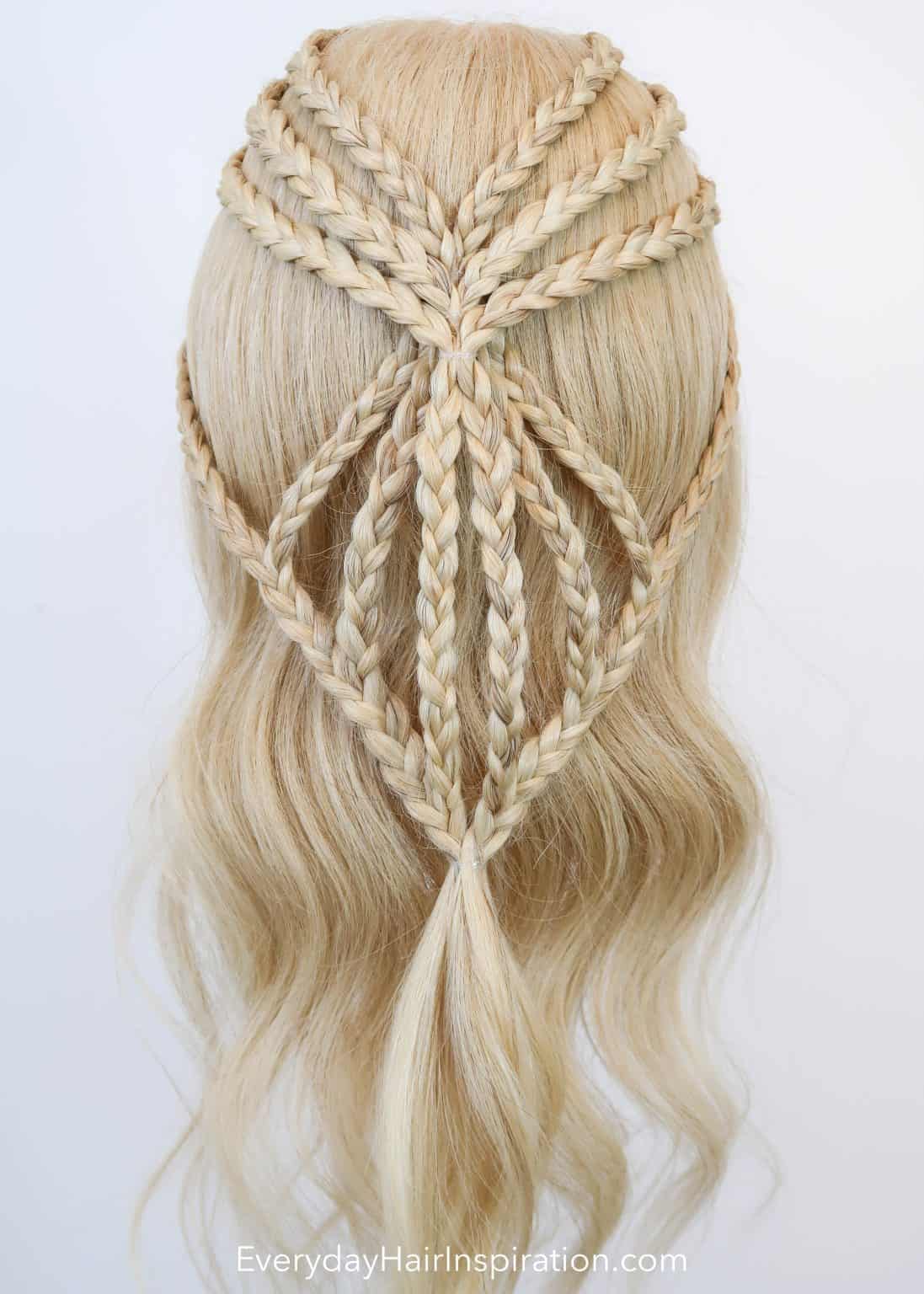 Viking Braid For Beginners - Basic Braided Half Up Half Down - Braided ...