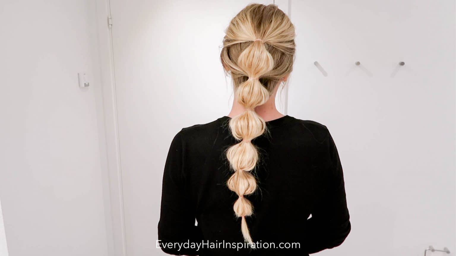 3 Easy Bubble Braids For Beginners! *REQUIRES NO BRAIDING* - Everyday Hair inspiration