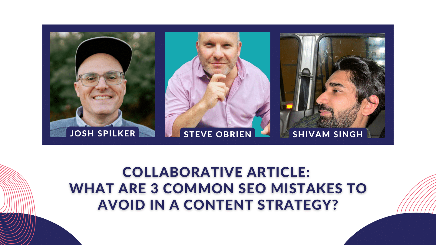 Collaborative article: What are 3 common SEO mistakes to avoid in a ...