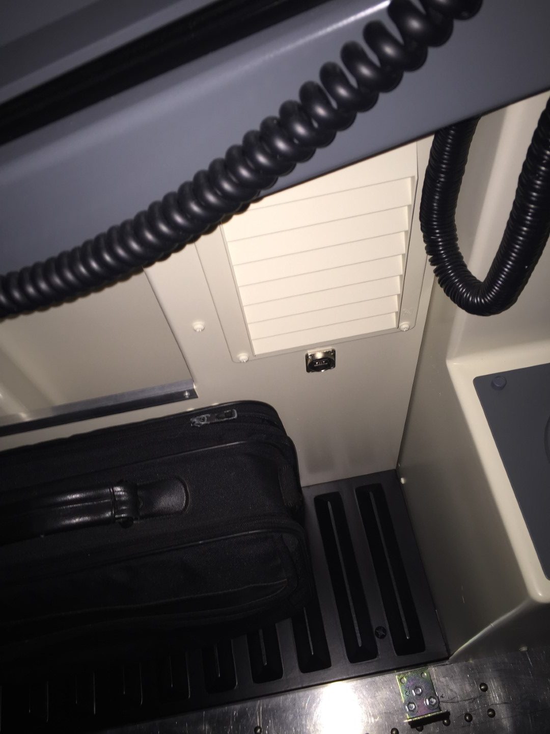 USB aansluiting in de cockpit