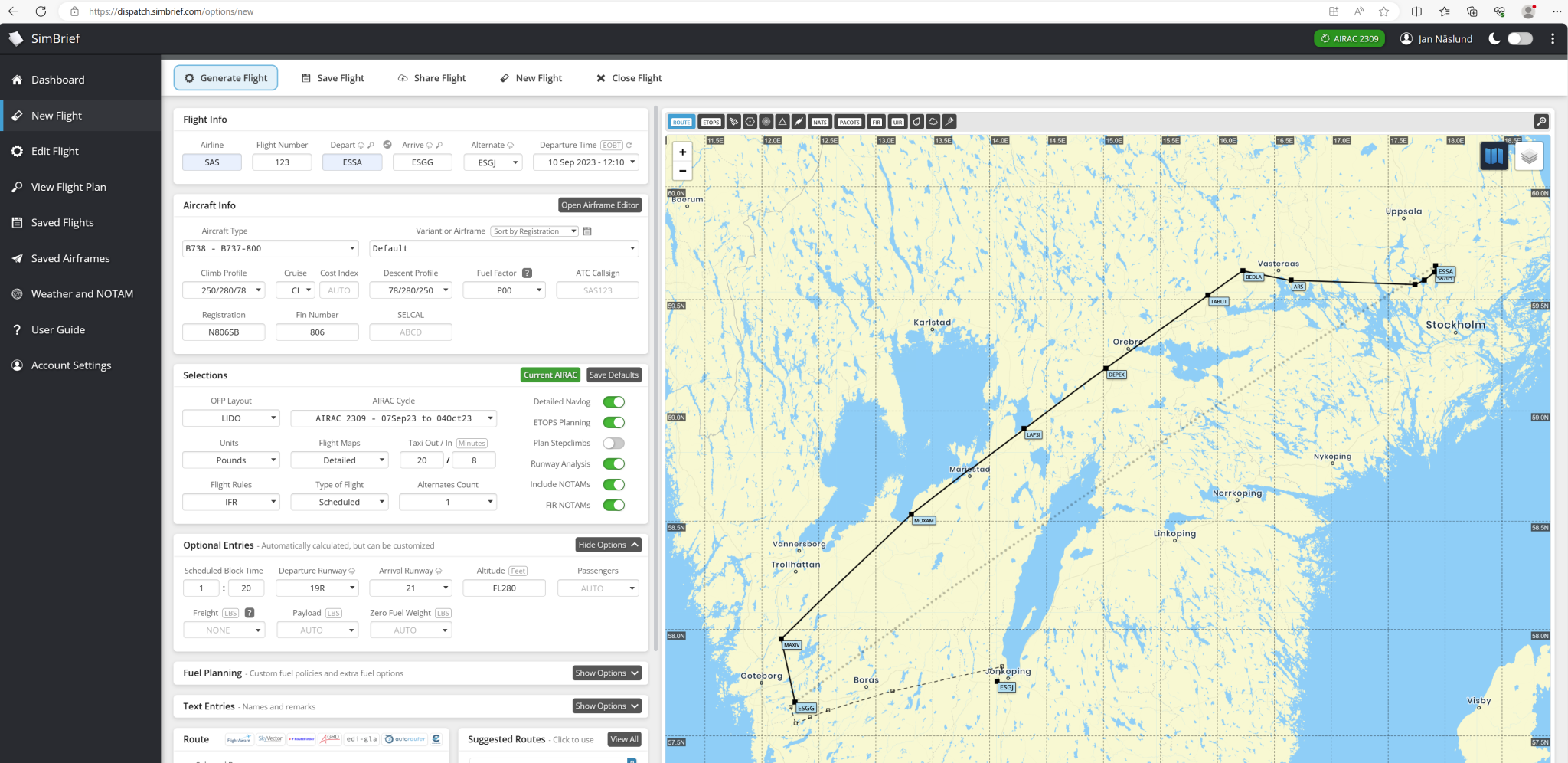 Guide för att flyga IFR på VATSIM – Flightsim Sweden