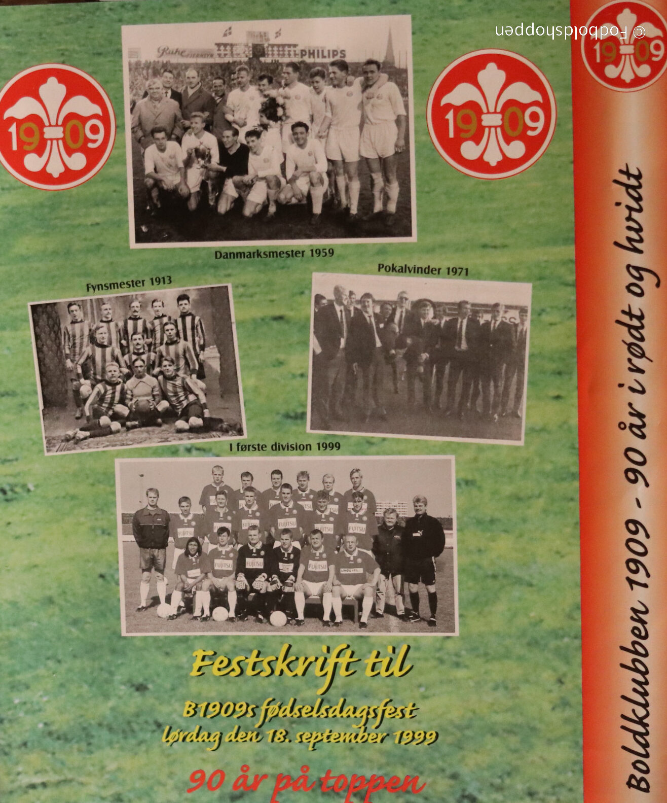 B1909 Festskrift - 90 år på toppen - Fodboldshoppen