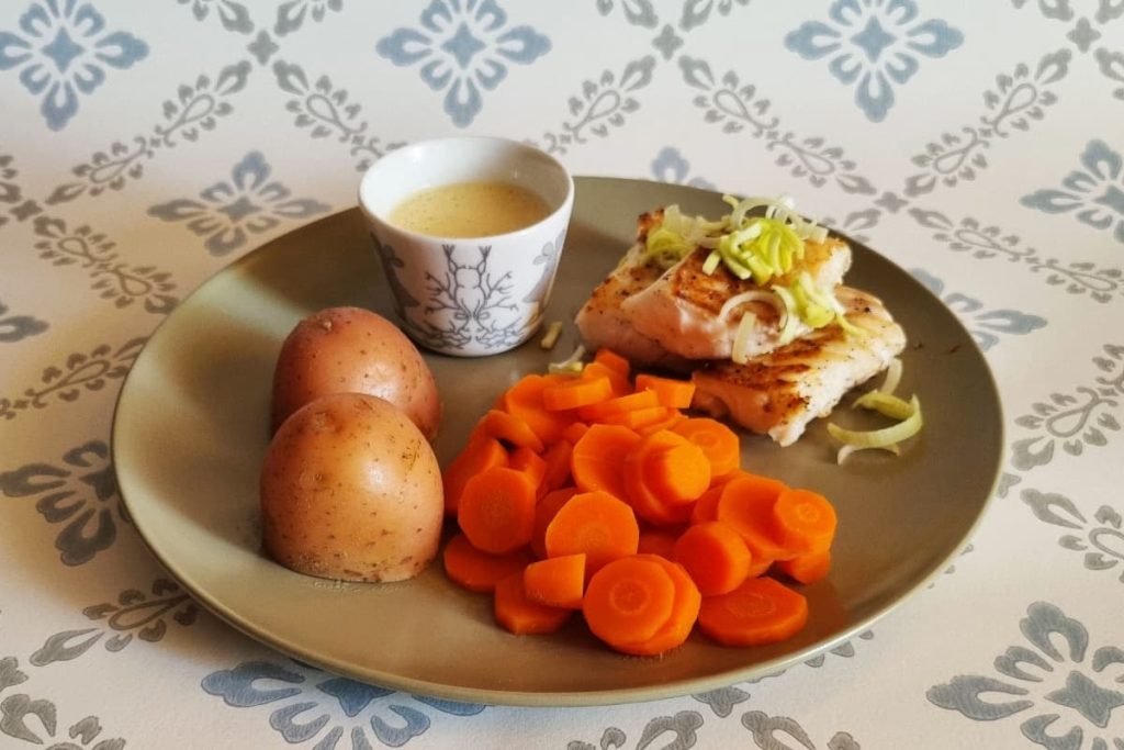 Torsk med gulrot og purre - Folkekuren
