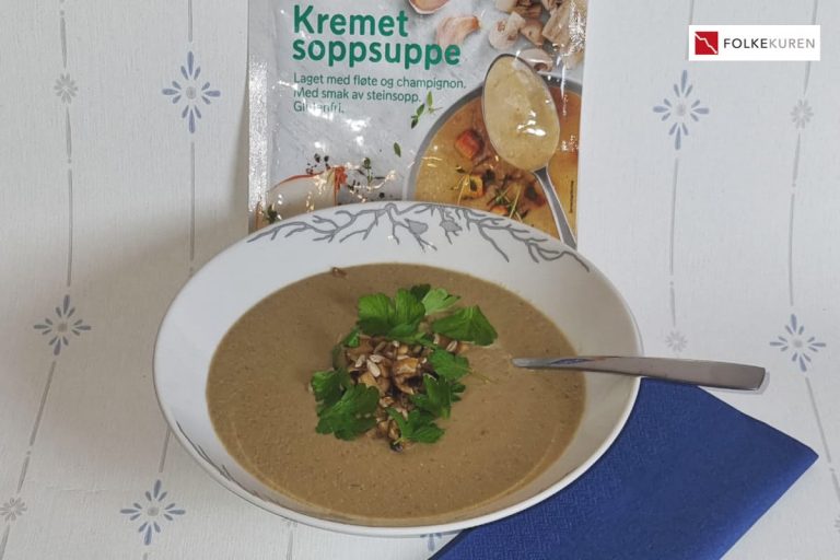 Kremet REMA 1000 soppsuppe - Folkekuren