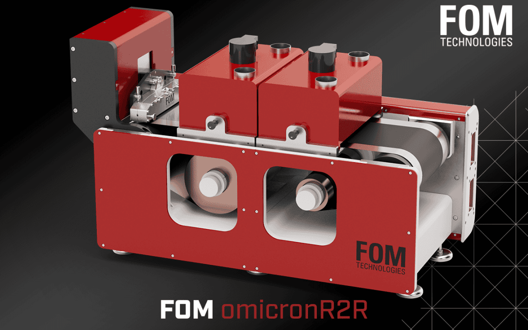 Launching FOM omicronR2R - A new benchtop R2R coater | FOM Technologies