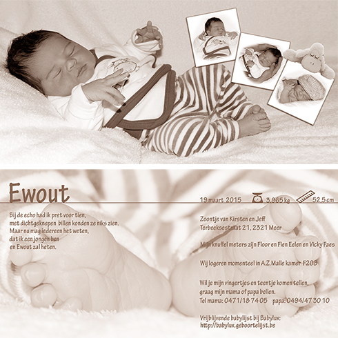 Geboortekaartjes, geboortekaartjes met foto, geboortedrukwerk op maat