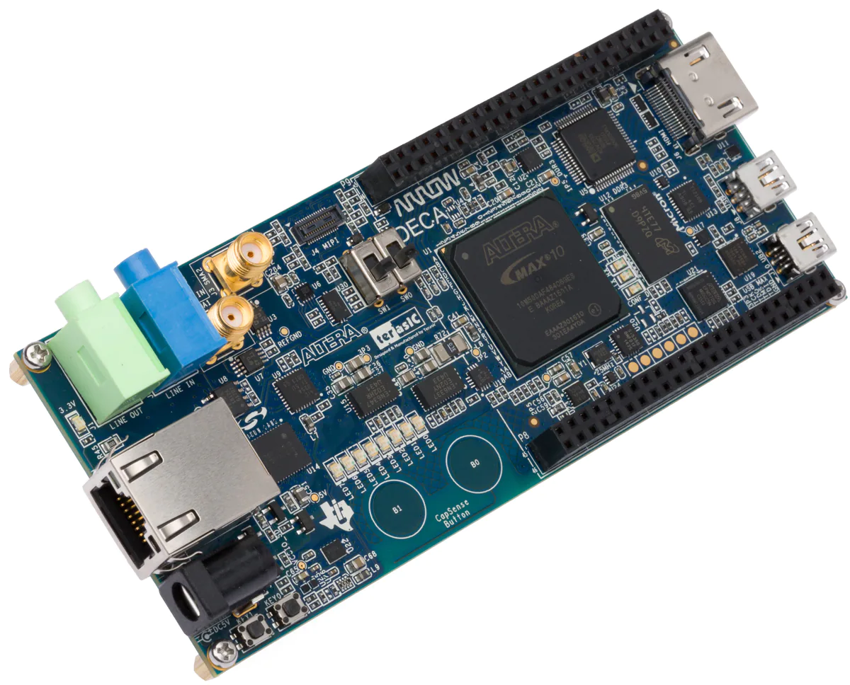 Max 10 Deca Board Tutorial Fpga Ethernet Cores