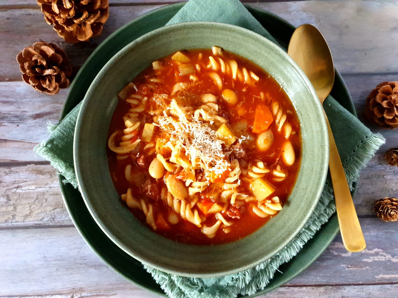 Minestronesuppe - Fra mitt kjøkken