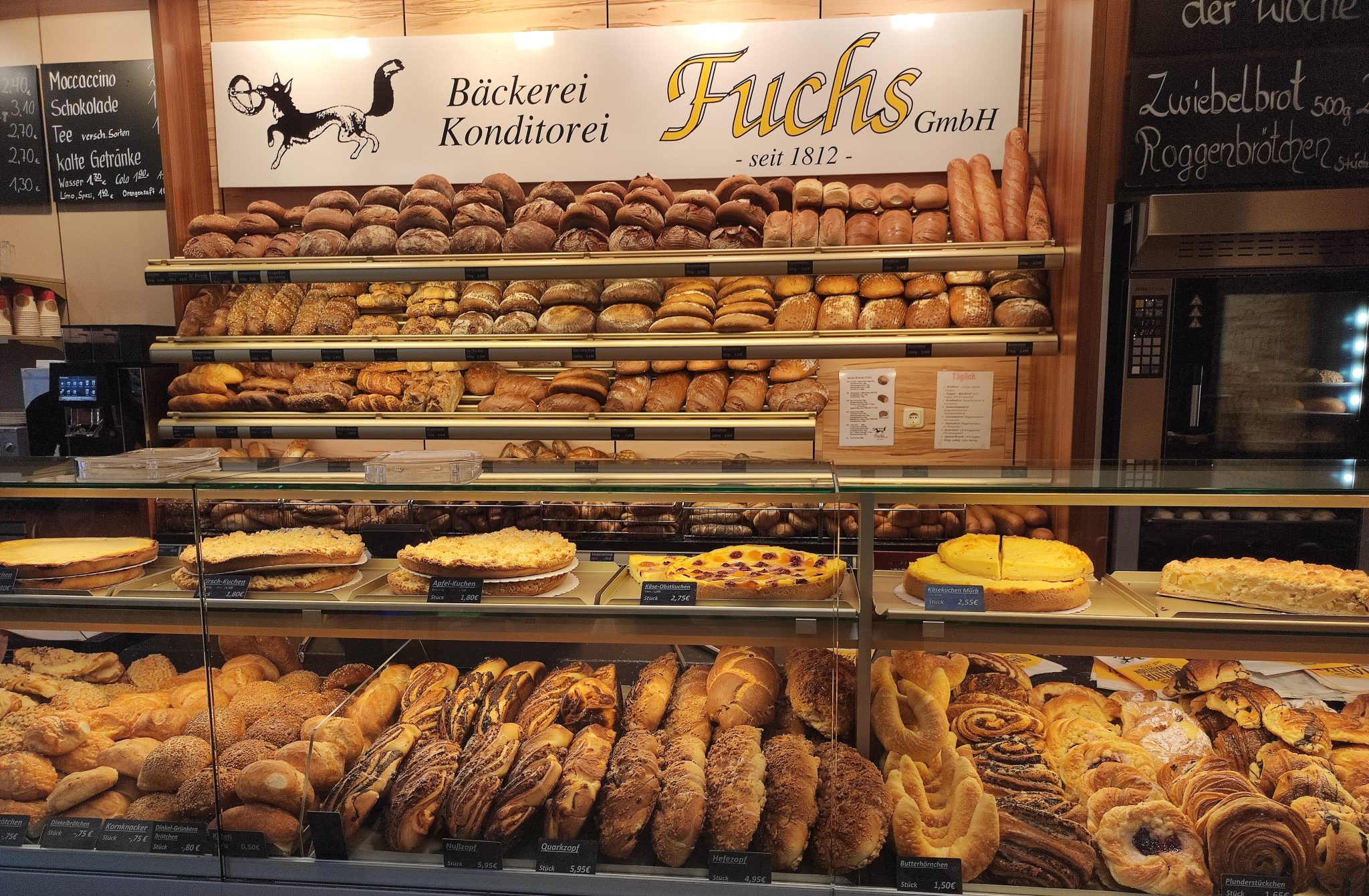 Filialen – Bäckerei & Konditorei Fuchs