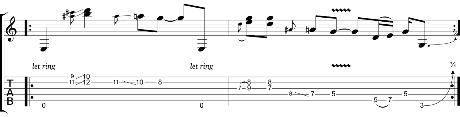 Using A Drone Note With Fills - Fundamental Changes Music Book Publishing