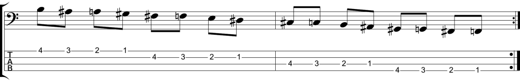 Bass Dexterity exercises - Fundamental Changes Music Book Publishing