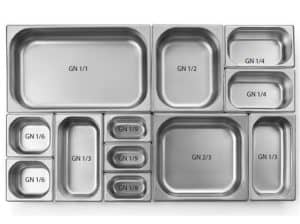 Gastronorm Behälter Grössen - gastrorampe.ch
