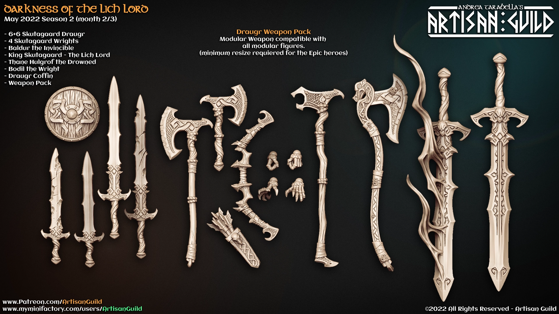 Darkness of the Lich Lord - Modular Weapon-Pack - Geeks Lair