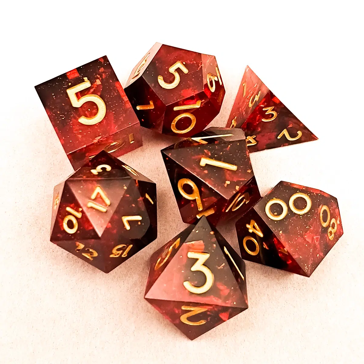 Red Magic Dice-Set - Geeks Lair