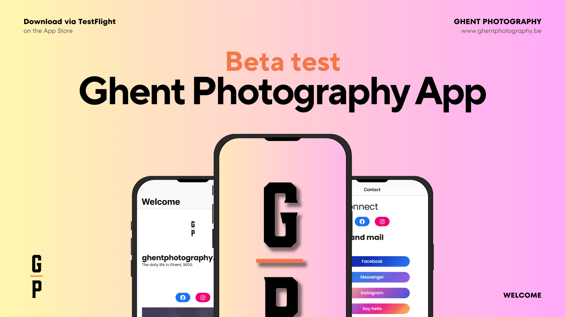 GP App for iOS & iPadOS - ghentphotography.be