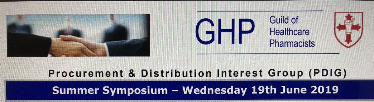 PDIG Summer Symposium – Guild of Healthcare Pharmacists