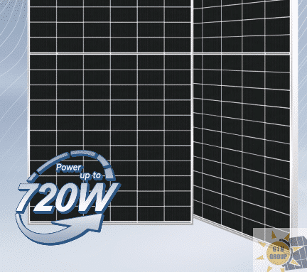 Huasun HJT 700-720W G12 HS-210-B132DS Bifacial Double Glass - GIN GROUP