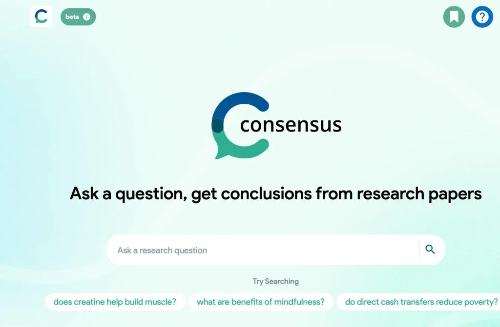 CONSENSUS para trabajos de investigación - GLOBALCOBOTS.COM
