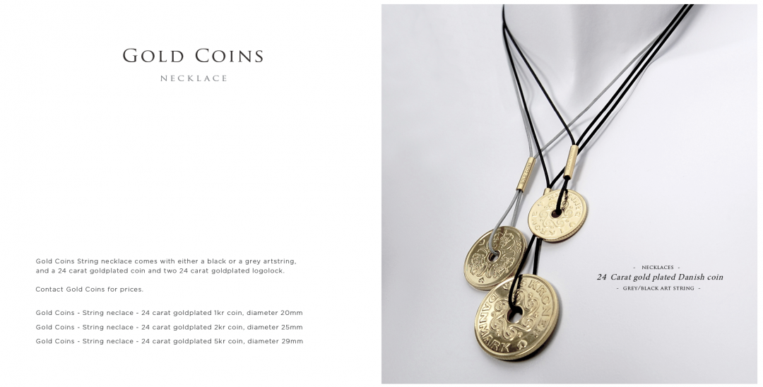 Gold Coins DK - Danish Design Jevellery - A part of Danish legacy