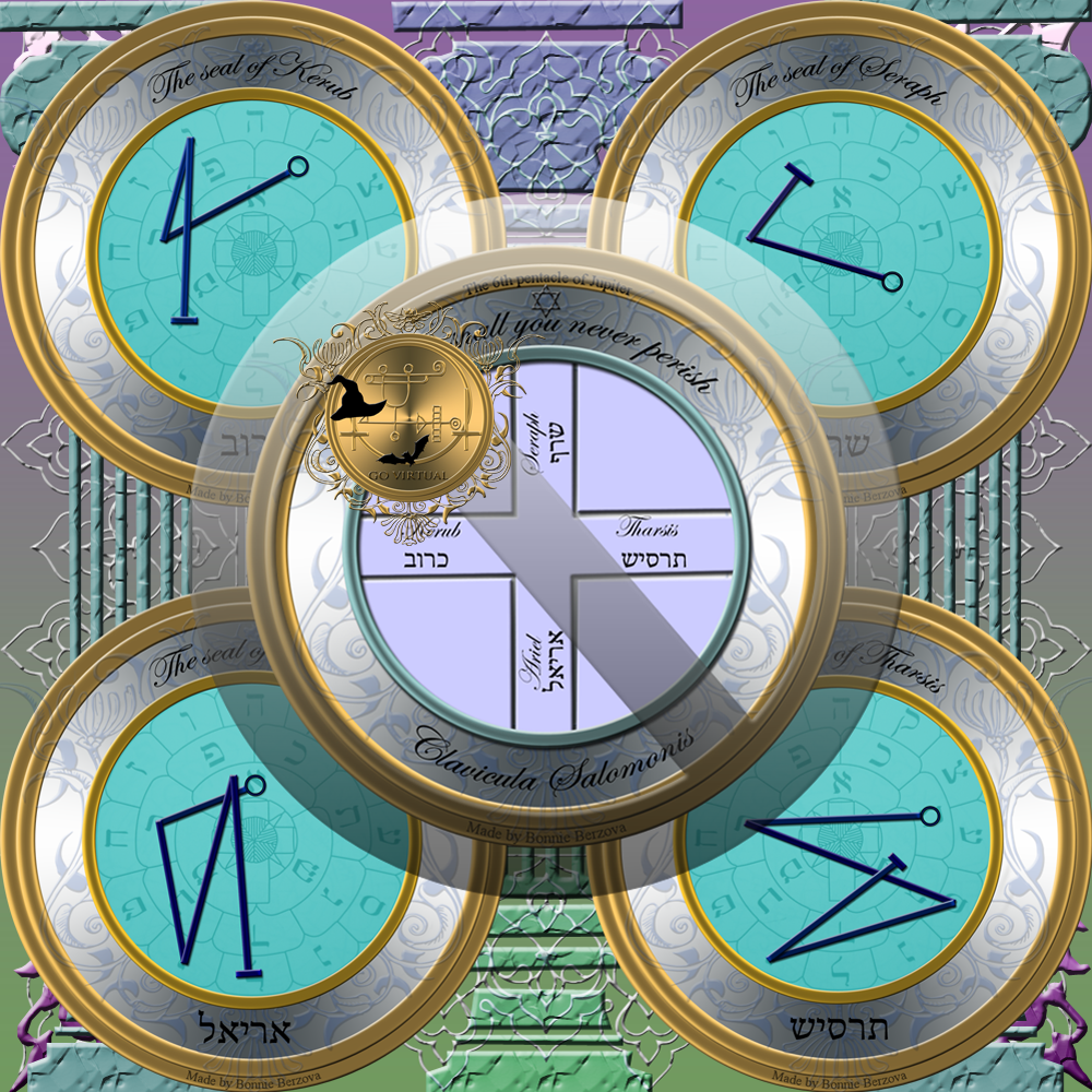 The sixth pentacle of Jupiter from the Key of Solomon – beginner’s ...