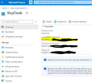 Microsoft Azure Active Directory as KeyCloak Identity Provider – greB Integration