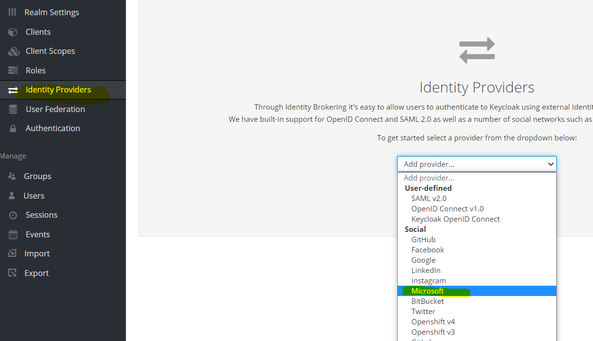 Microsoft Azure Active Directory as KeyCloak Identity Provider – greB ...