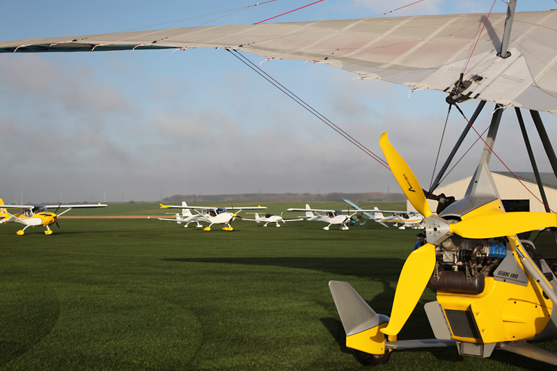 Belgische ULM's welkom in Zeeland - Hangar Flying
