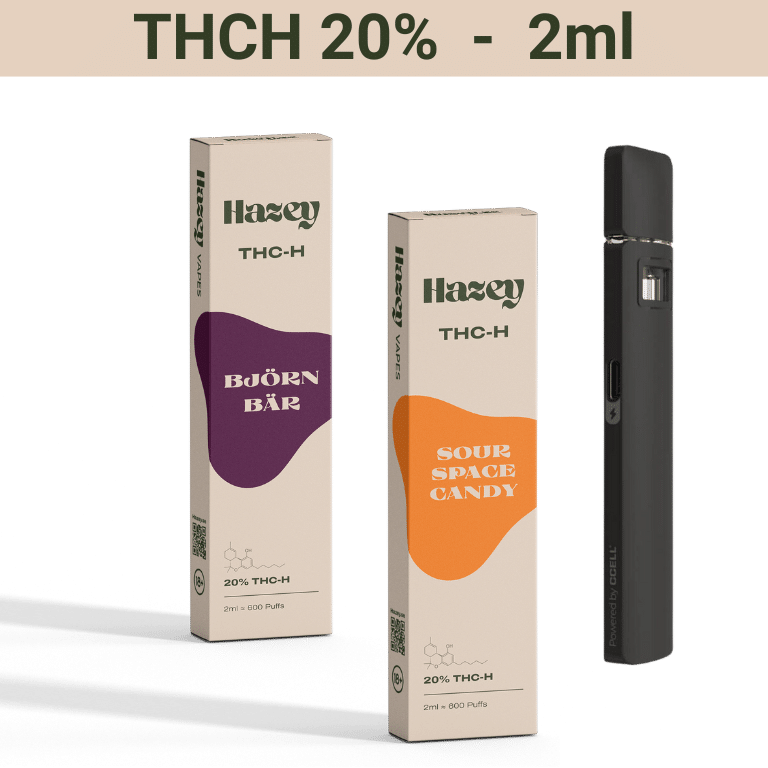 THCH Vape - THC-H 2ml från Hazey Vapes - Köp THCH i Sverige