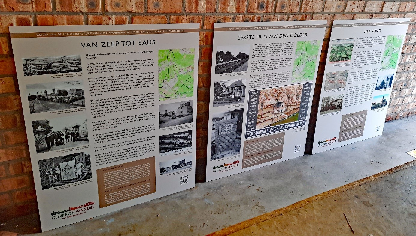 informatieborden HVDD – Historische Vereniging Den Dolder