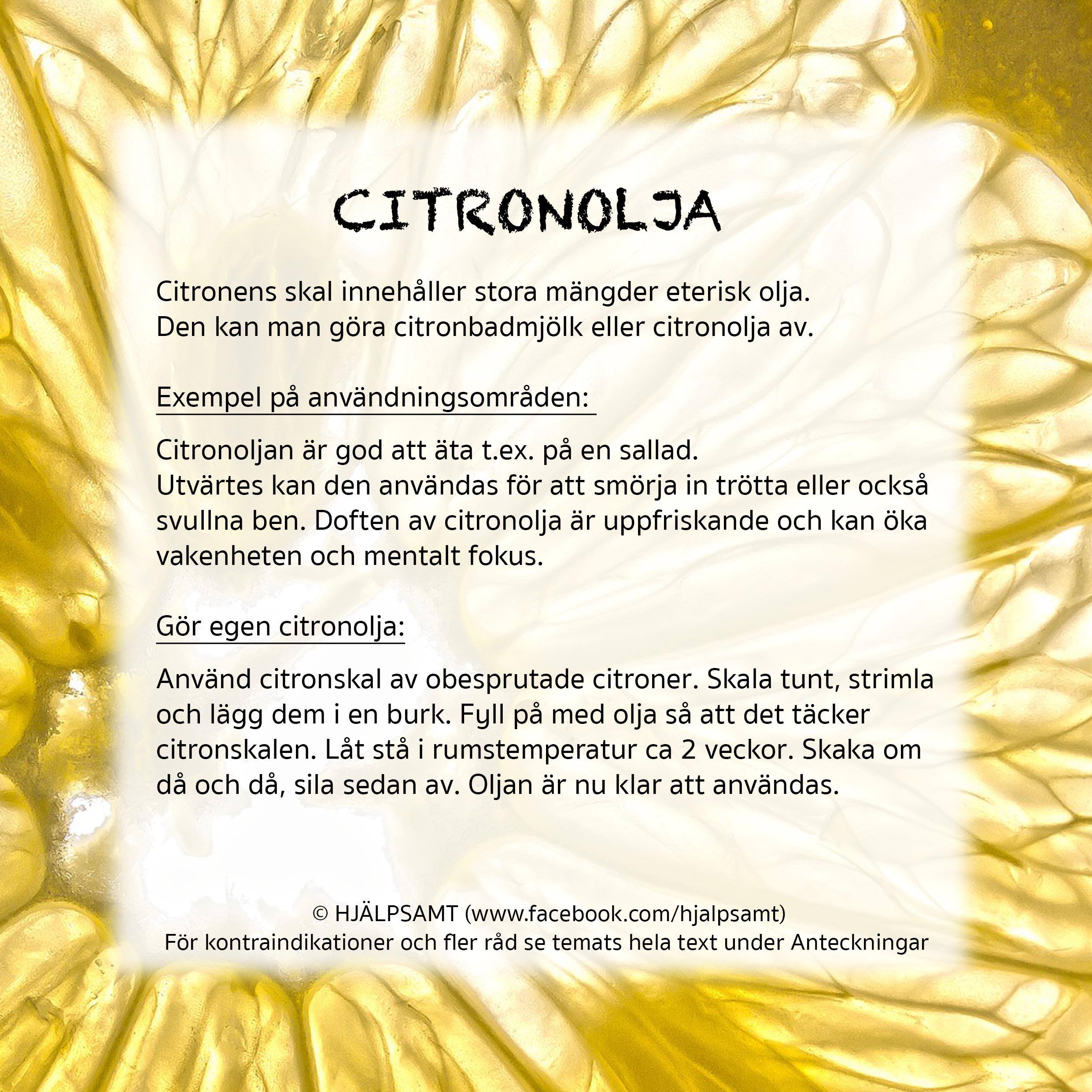 CITRON – HJÄLPSAMT