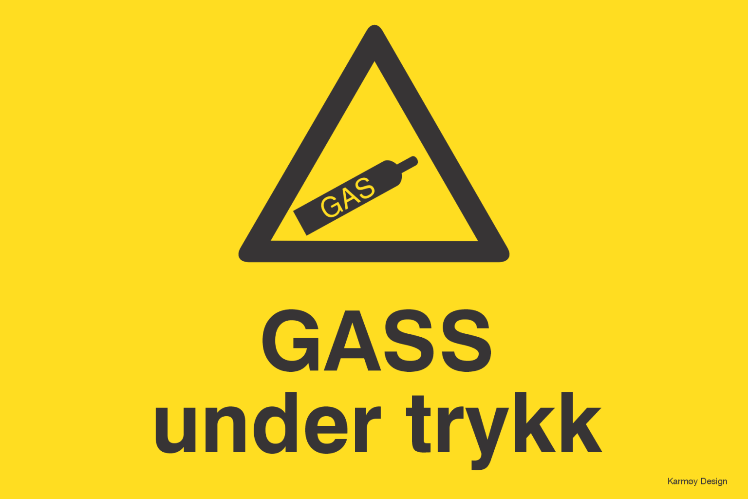Gass under trykk | hmsskilting.no