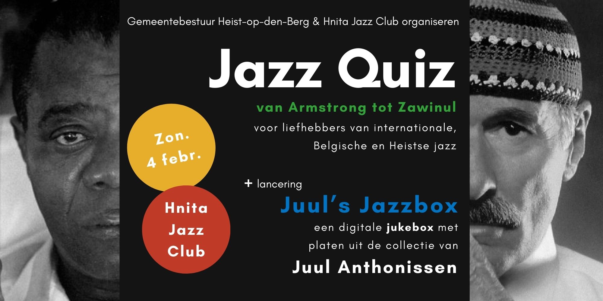 Jazz Quiz + lancering Juul’s Jazzbox - Hnita Jazz Club