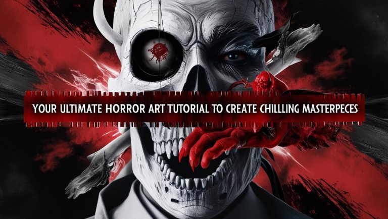 Step By Step: Your Ultimate Horror Art Tutorial to Create Chilling ...
